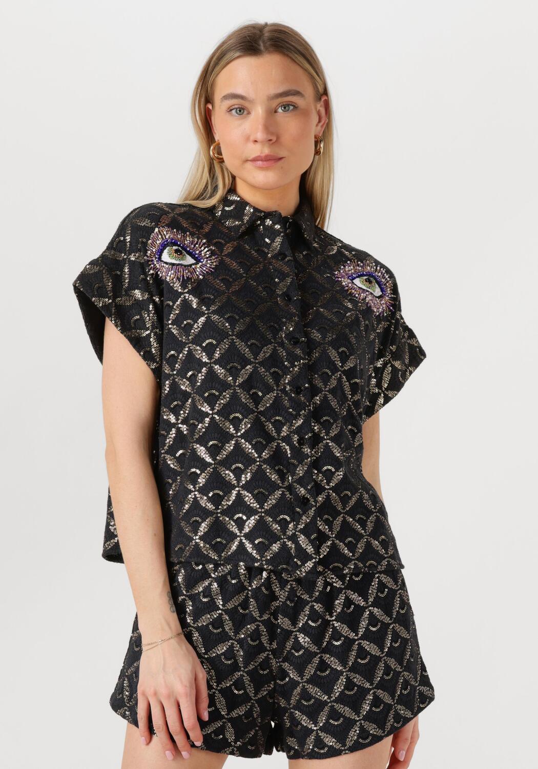 Zwarte WILD Blouses EDITH | Omoda