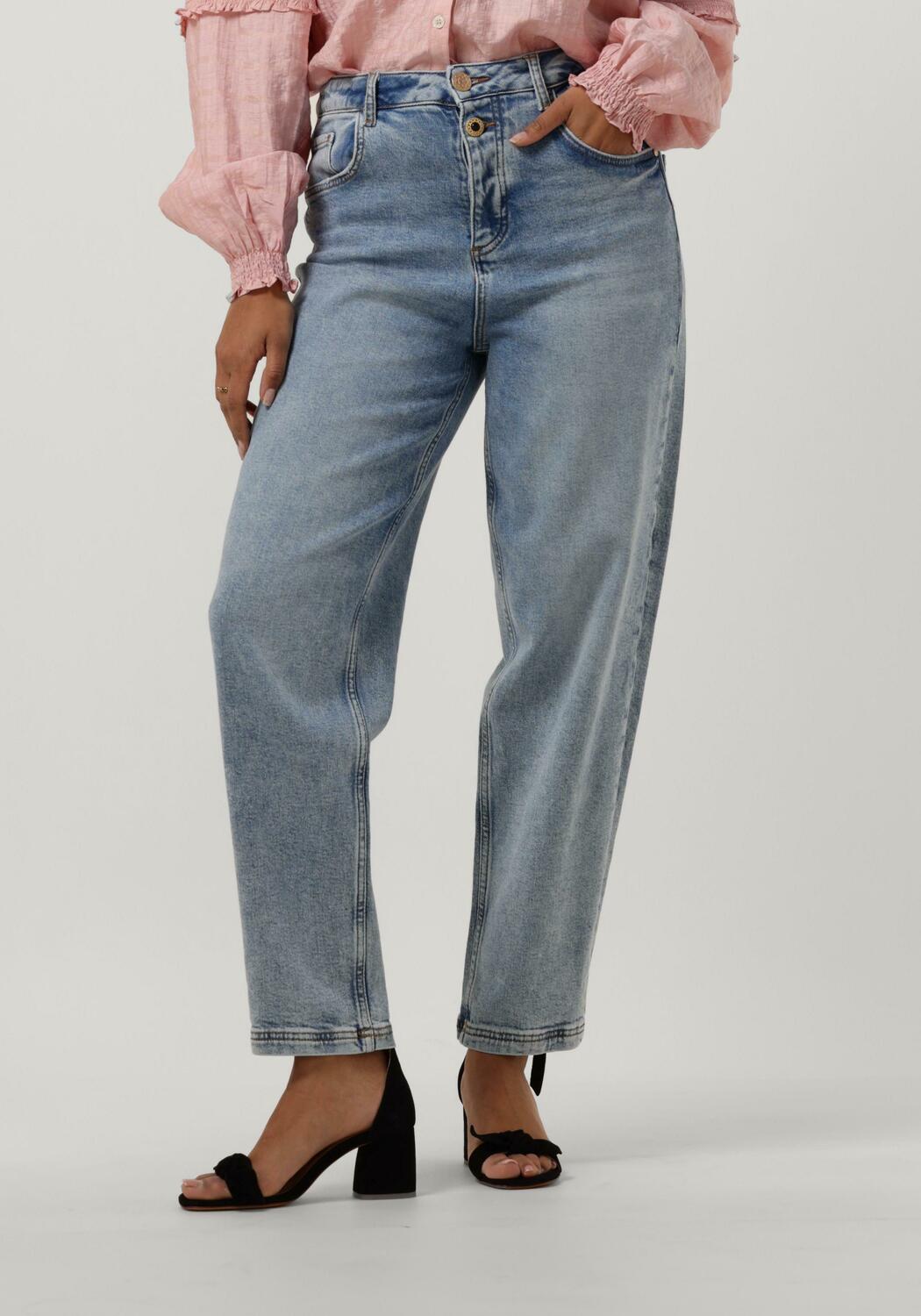 Blauwe MOS MOSH Mom jeans ADELINE ADORN JEANS | Omoda