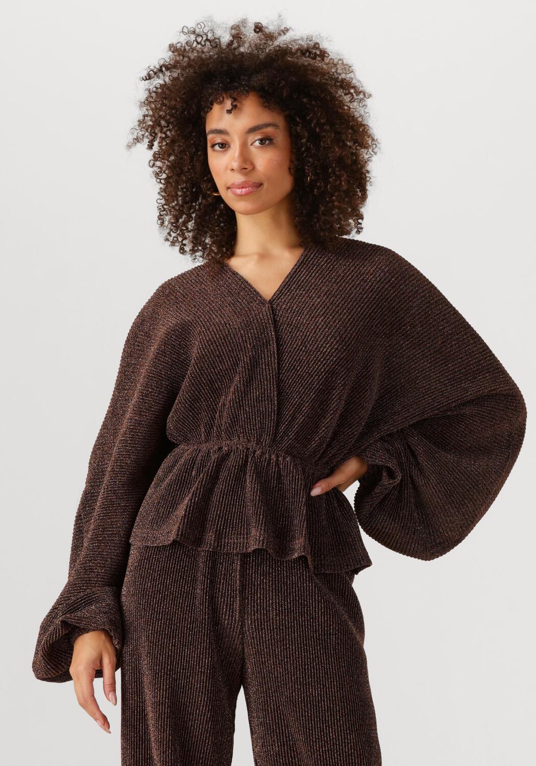 Bruine NOTRE-V Top NV-GABBIE | Omoda