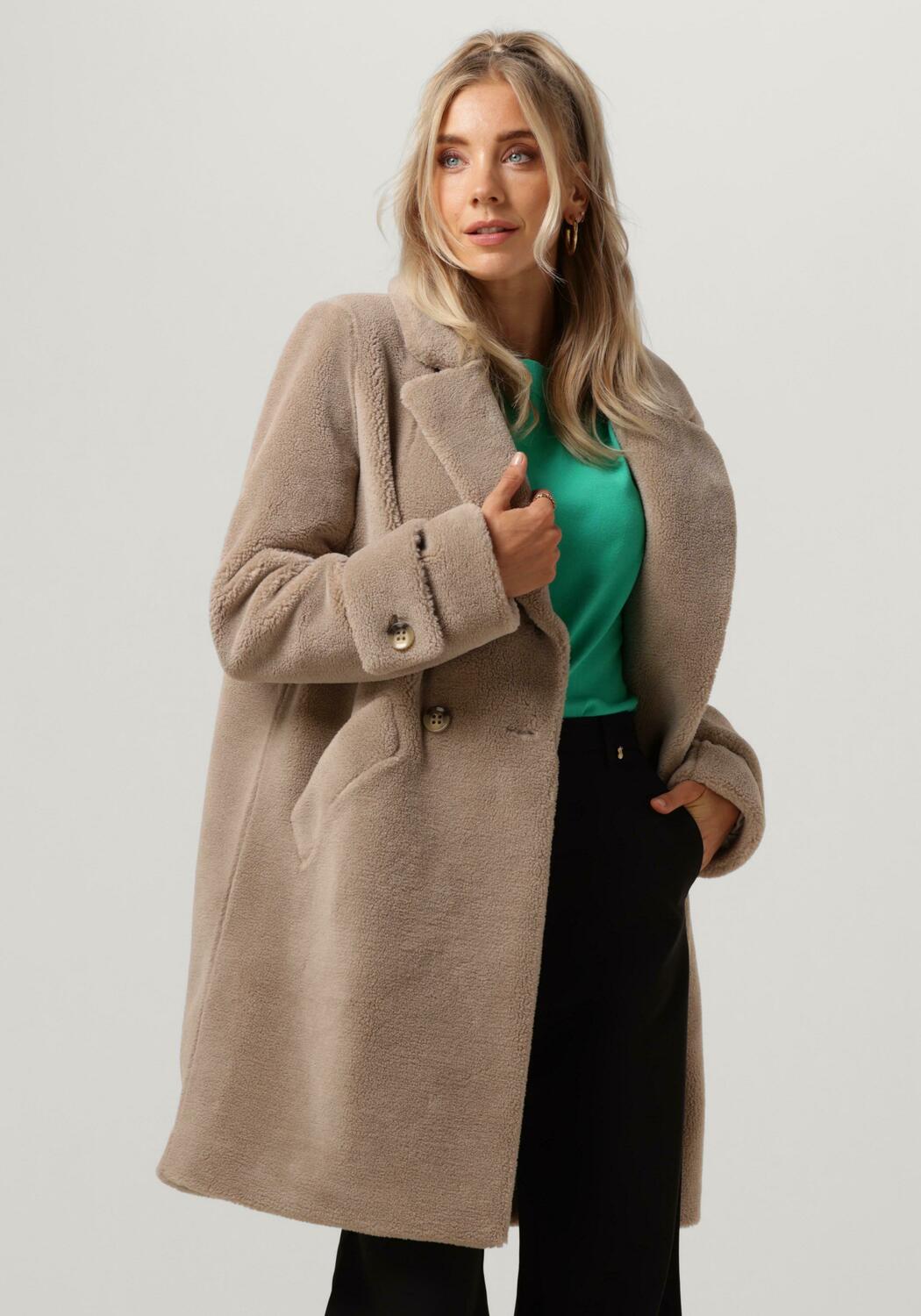 Beige BEAUMONT Teddy jas TEDDIE | Omoda