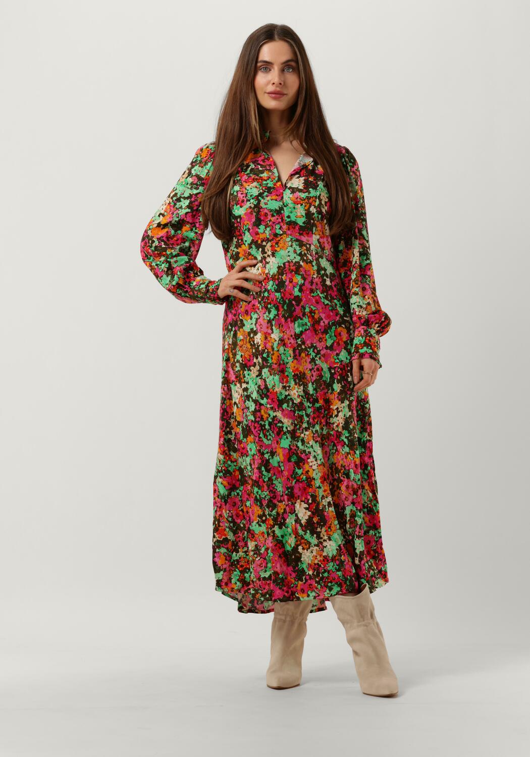 Multi Y.A.S. Midi jurk YASMING LS MIDI DRESS | Omoda