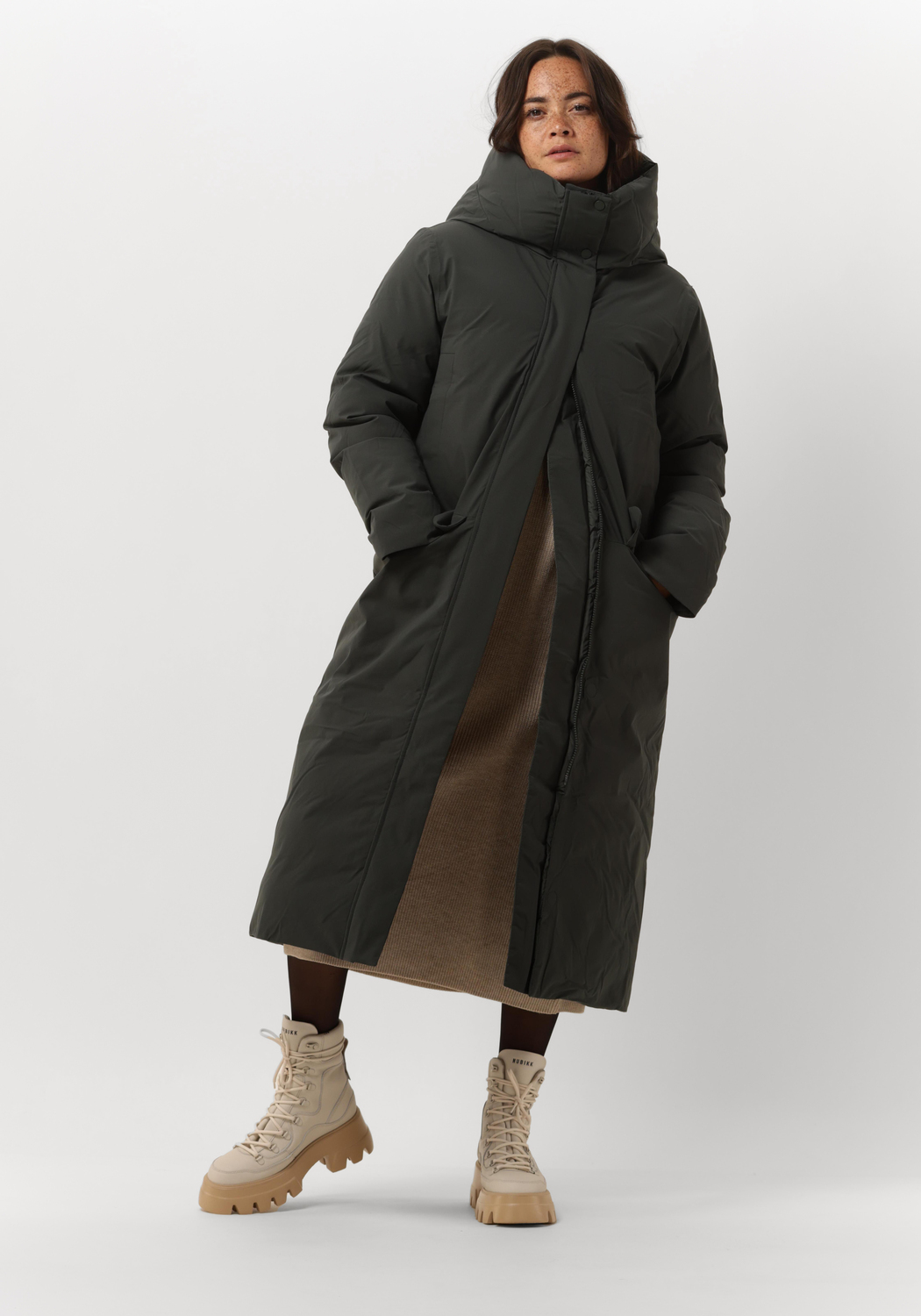 Groene ELVINE Gewatteerde jas ASHA | Omoda