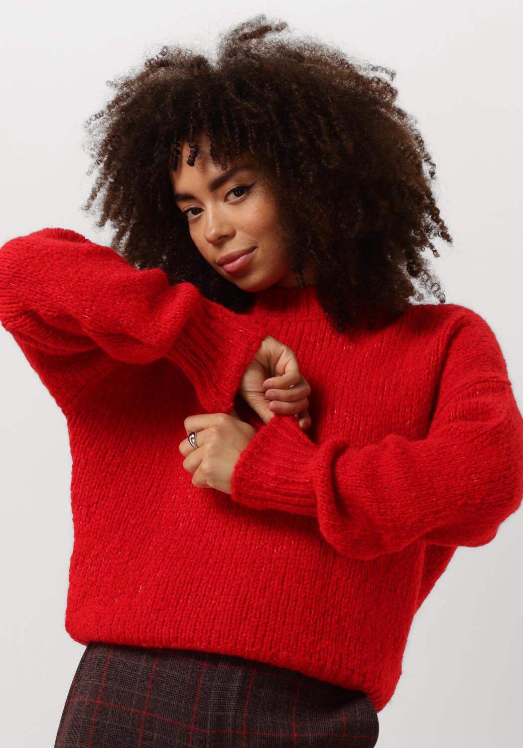 Rode BY-BAR Trui SONNY BULKY PULLOVER | Omoda