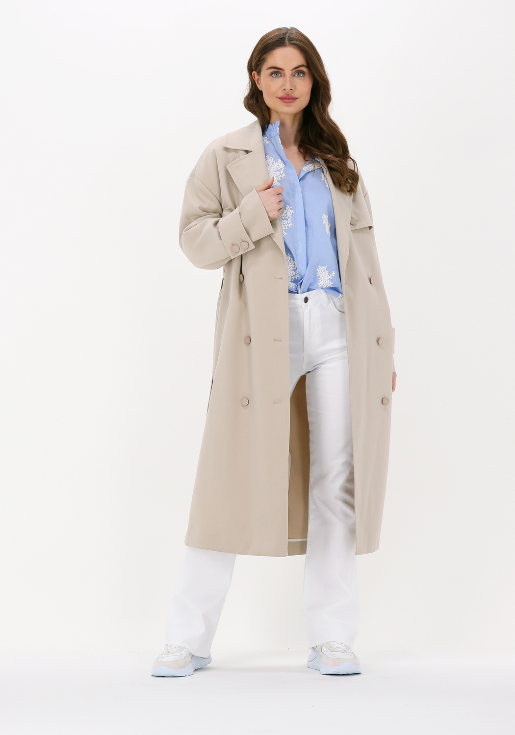 Zand SECOND FEMALE SILVIA CLASSIC TRENCHCOAT | Omoda