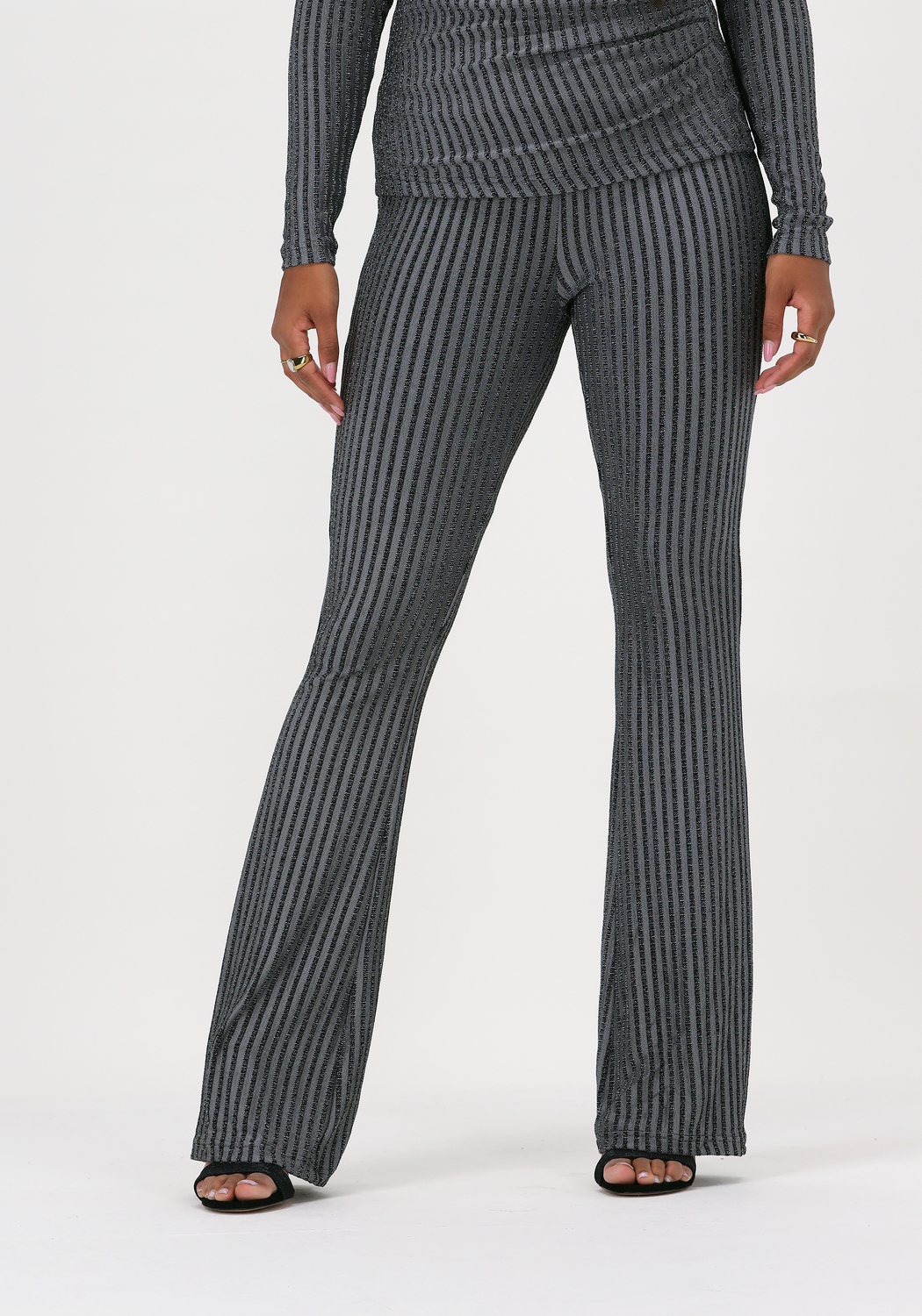 Zilveren FREEBIRD Flared broek SURI PANTS | Omoda