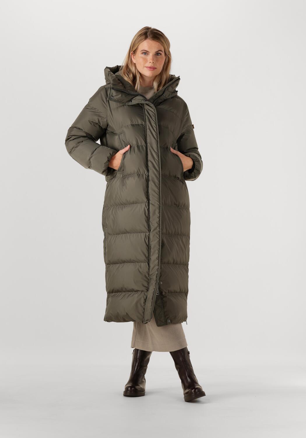 Olijf MOSCOW Gewatteerde jas 02-08 ALANDRIA | Omoda