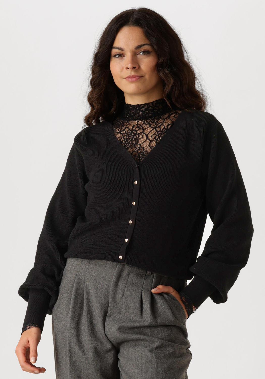 Zwarte JANSEN AMSTERDAM Vest FN261 VEST BELLE | Omoda