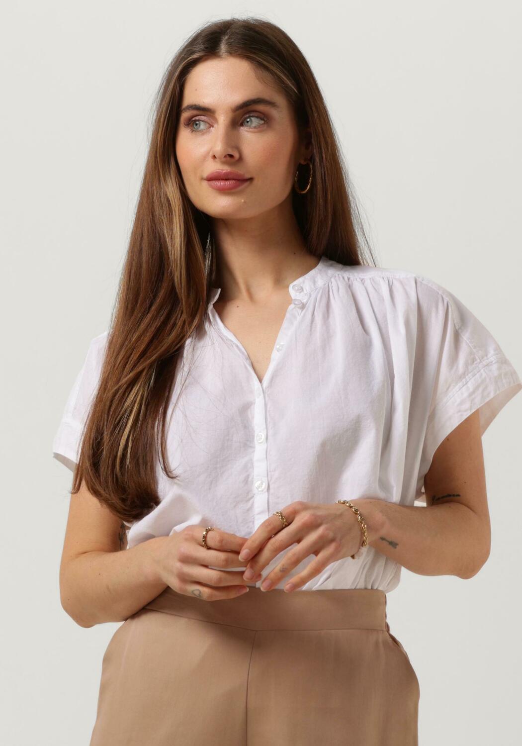 Witte KNIT-TED Top KOOSJE | Omoda