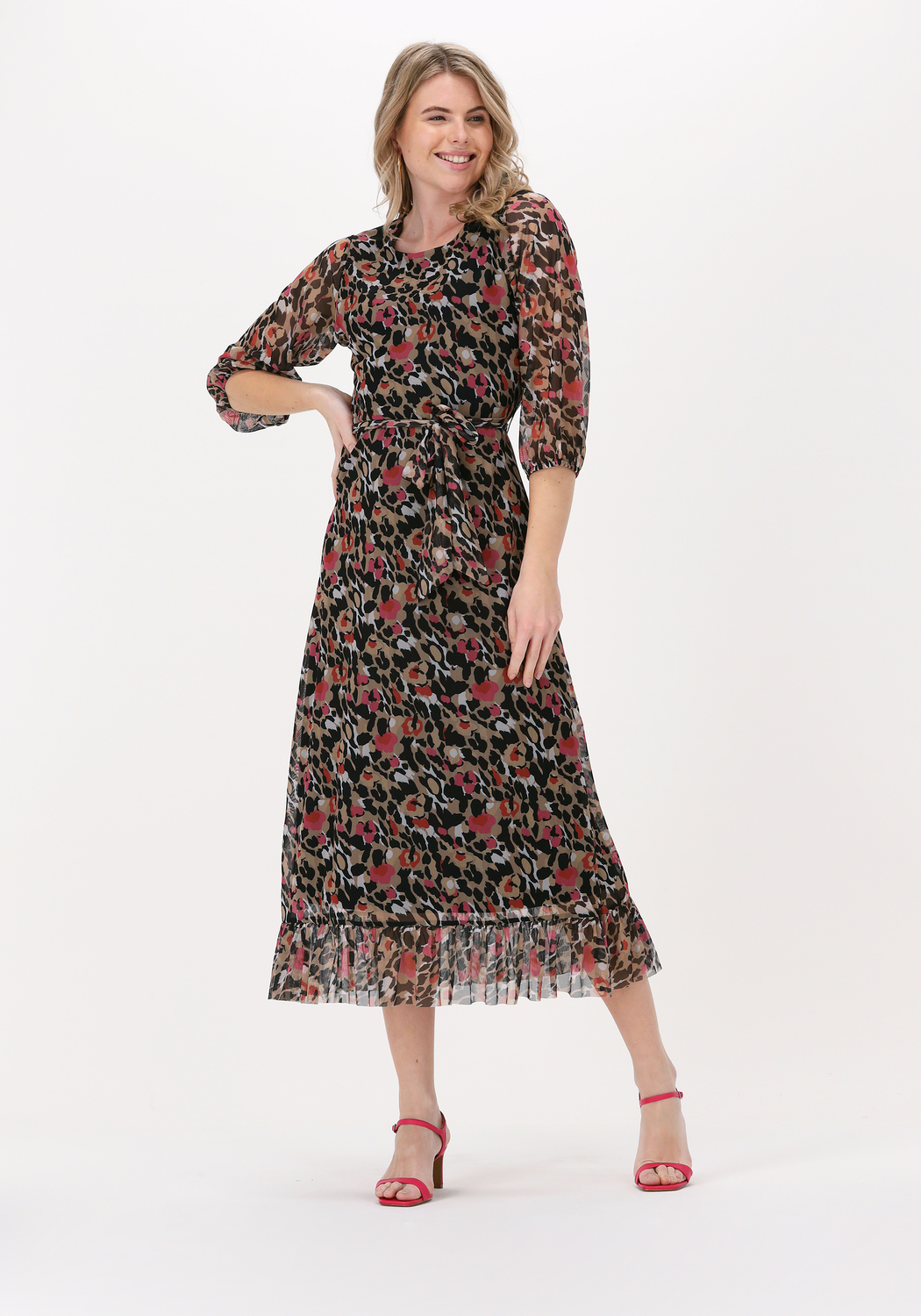 Multi JANSEN AMSTERDAM Midi jurk DONNA | Omoda