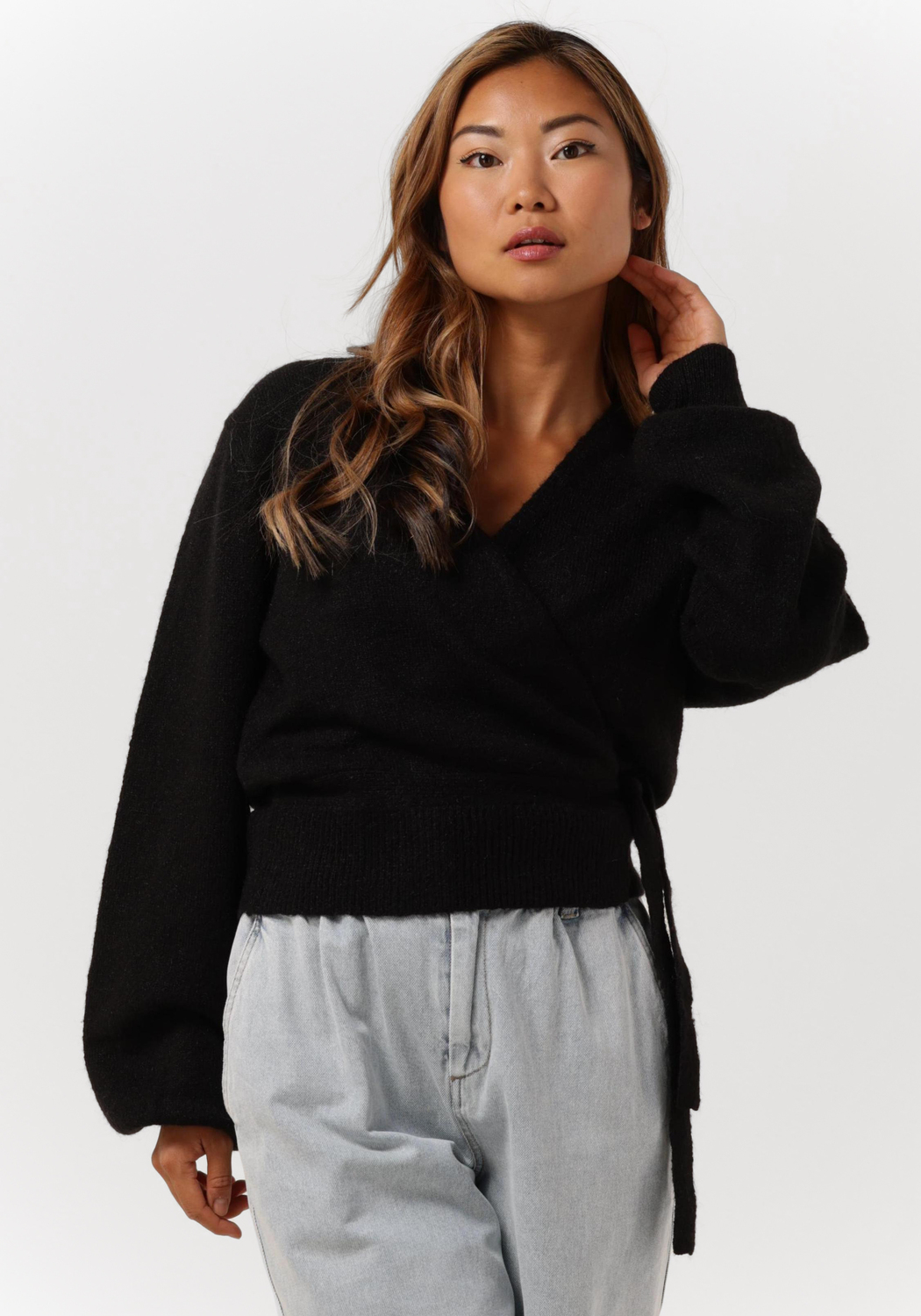 Zwarte CATWALK JUNKIE Trui CG WRAP | Omoda